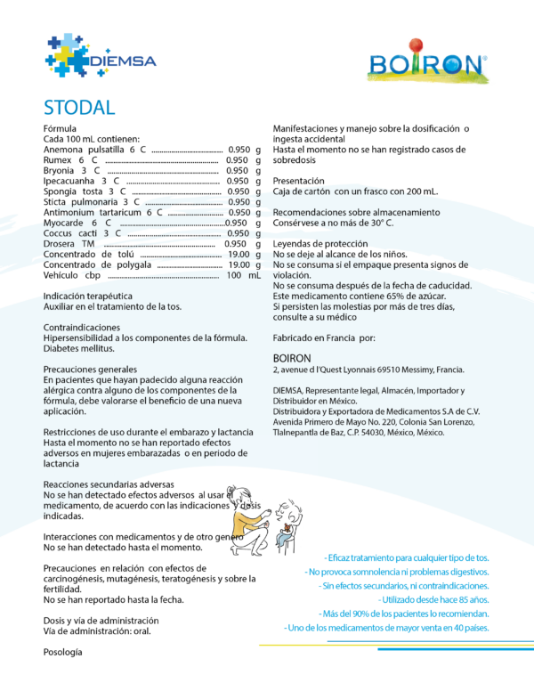 Stodal Jarabe – Distribuidora de Medicamentos